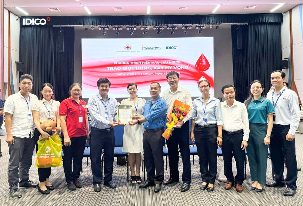 IDICO | Idico tham gia chương trình "Trao giọt hồng, xây hy vọng"
