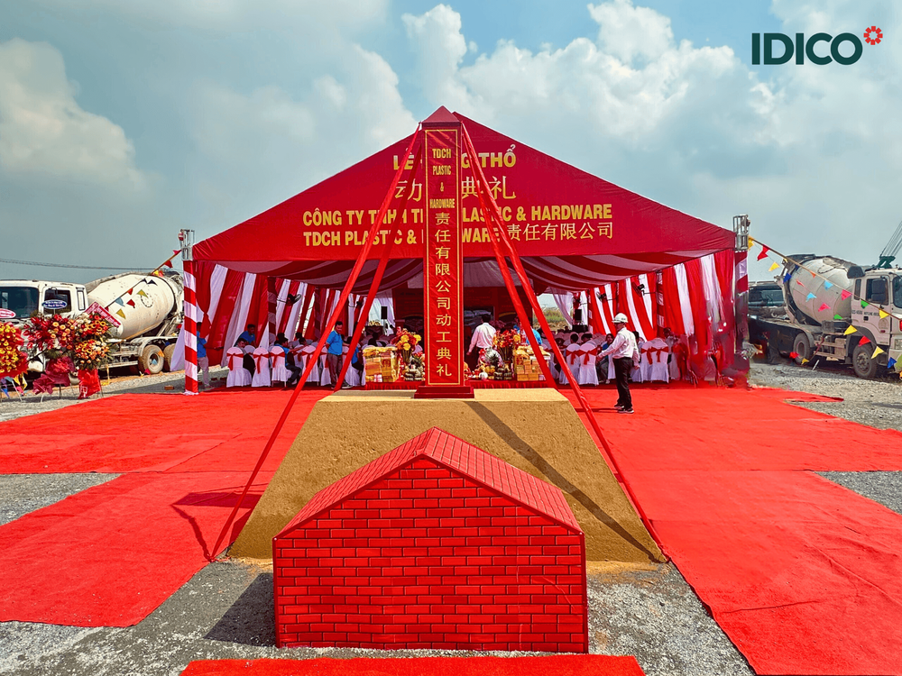 IDICO | TDCH COMMENCED FACTORY IN IDICO HUU THANH IP