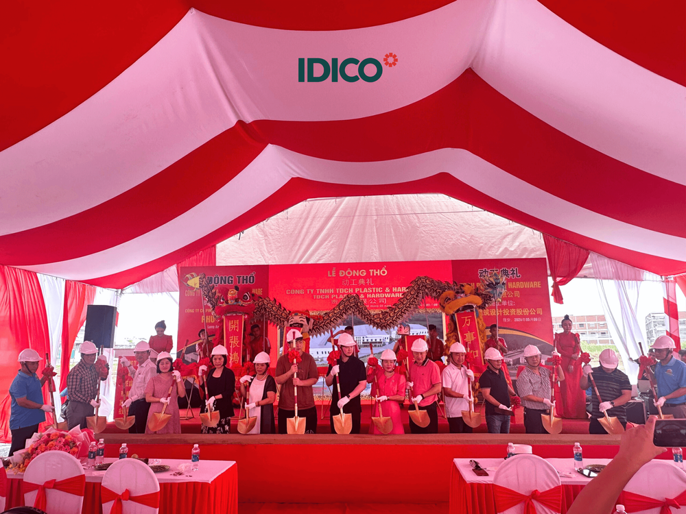 IDICO | TDCH COMMENCED FACTORY IN IDICO HUU THANH IP